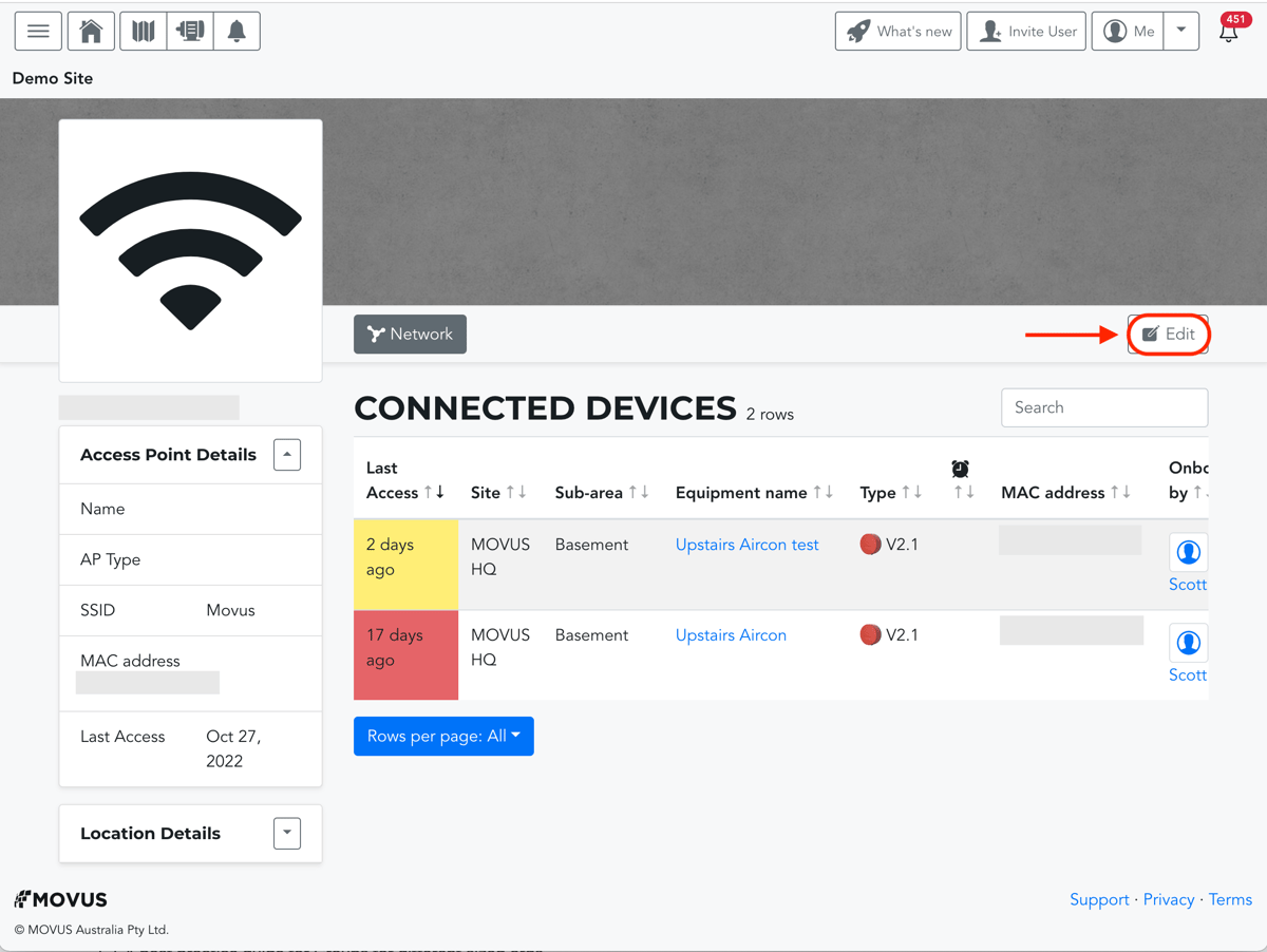 Cara Mengedit Detail Titik Akses
