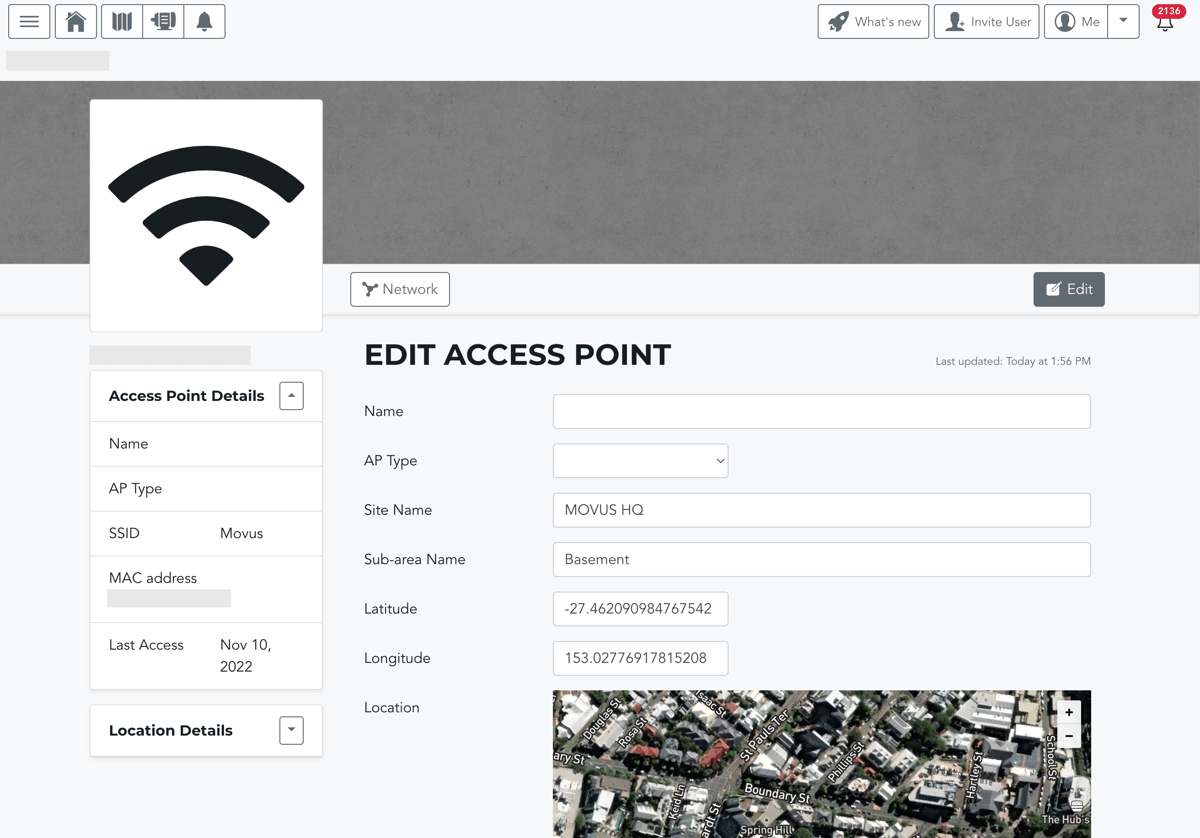 How To Edit an Access Point's Details