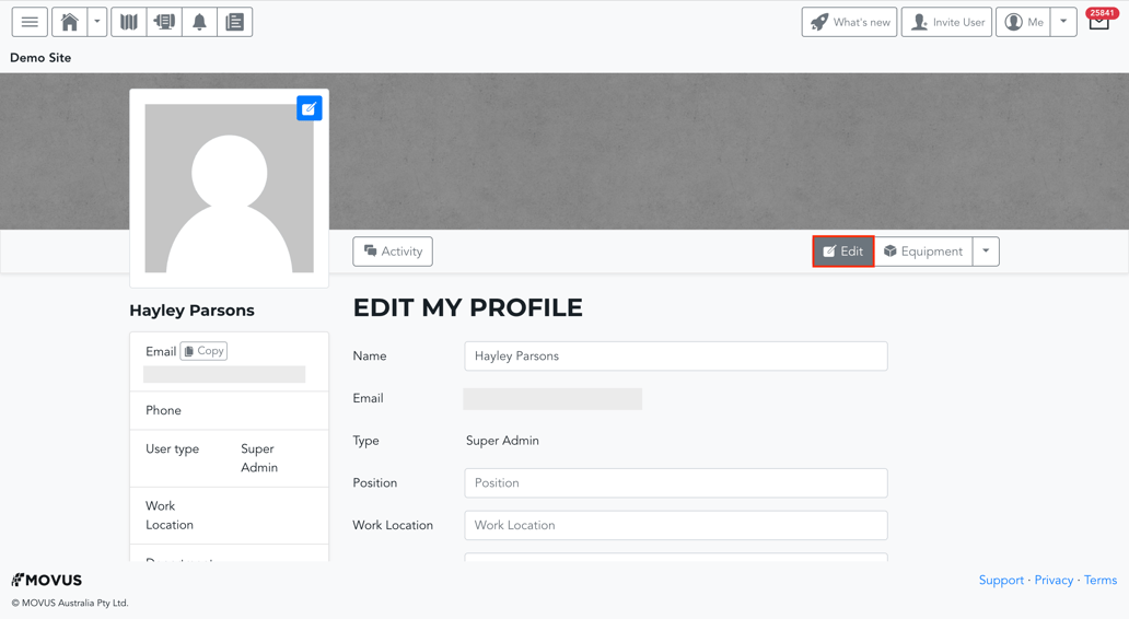 How to Edit Your User Profile